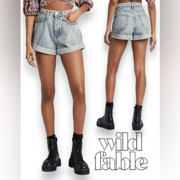 wild fable | Shorts | 78 Nwt Wild Fable Womens Superhigh Rise Rolled ...